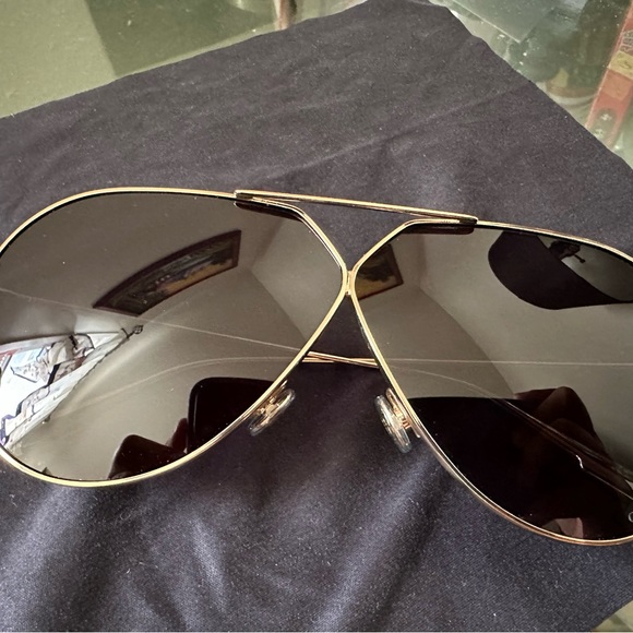 Dior | Accessories | Dior Bluegold Aviator Ladies Sunglasses | Poshmark